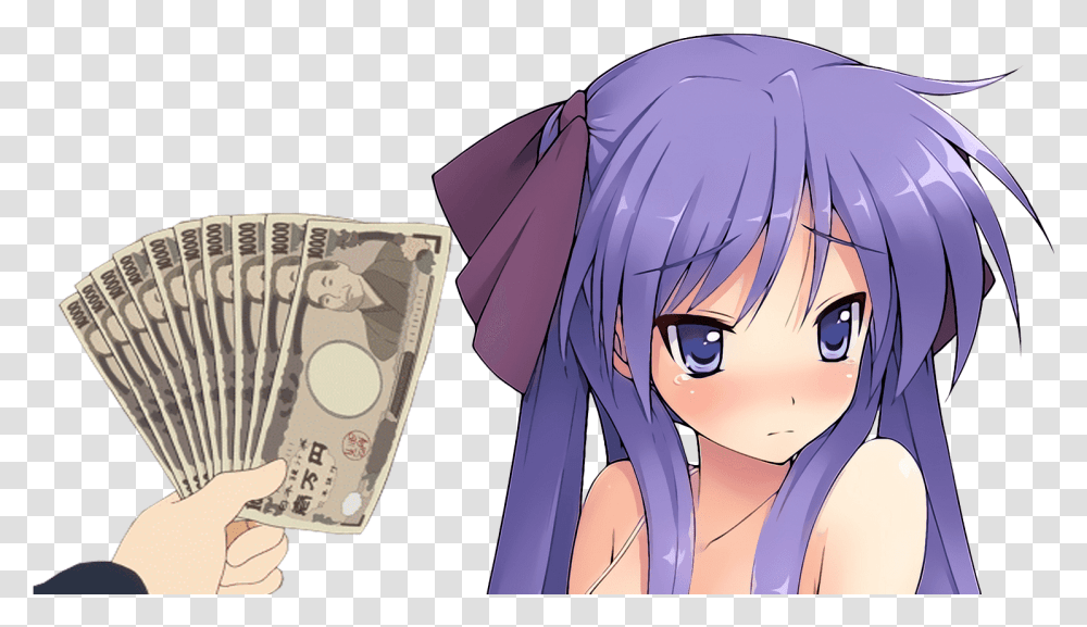 Anime Girl Money, Manga, Comics, Book Transparent Png – Pngset.com
